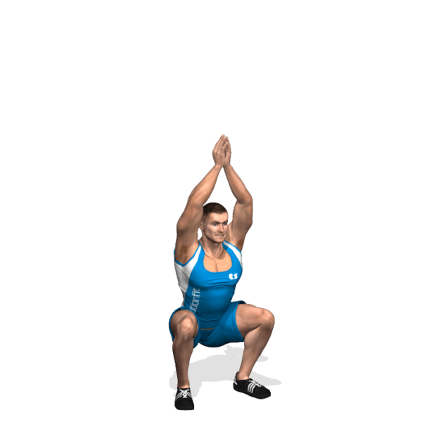 Overhead squat a corpo libero: vedi l'esecuzione | evolutionfit