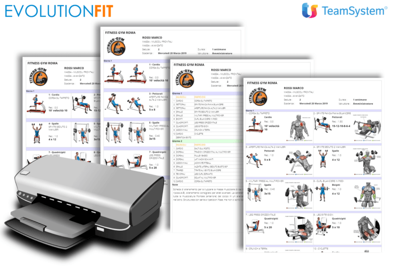 Perchè abbiamo realizzato 4 formati di stampa per le schede di allenamento? - EvolutionFit