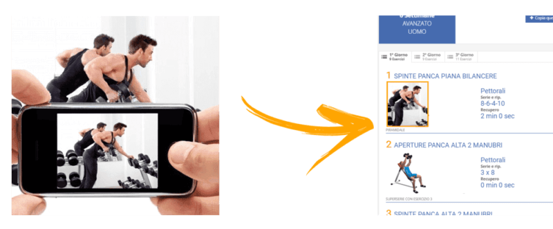 Archivio esercizi software allenamento | evolutionfit