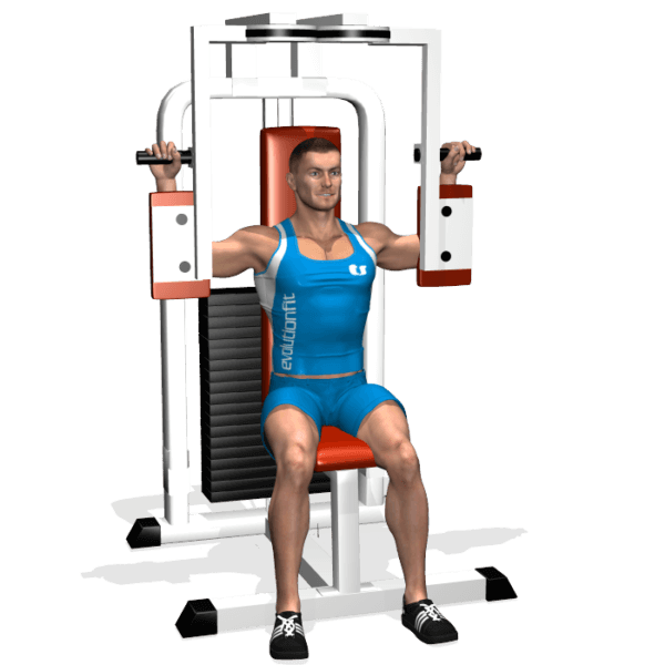 Chiusure al pectoral machine: vedi l'esecuzione | evolutionfit