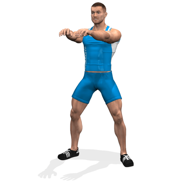 Sumo squat a corpo libero: vedi l'esecuzione | evolutionfit