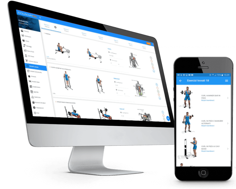 App allenamento in palestra e a casa | evolutionfit